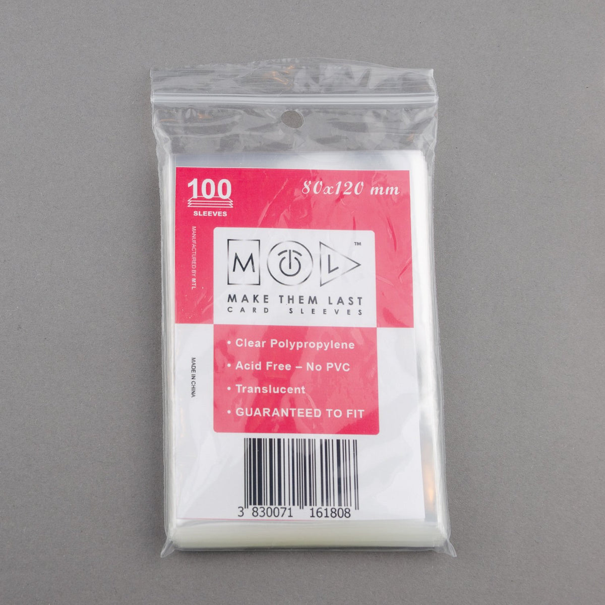 BEU 80x120 mm 100pcs Soft Board Games & Card Sleeves – MTL Sleeves